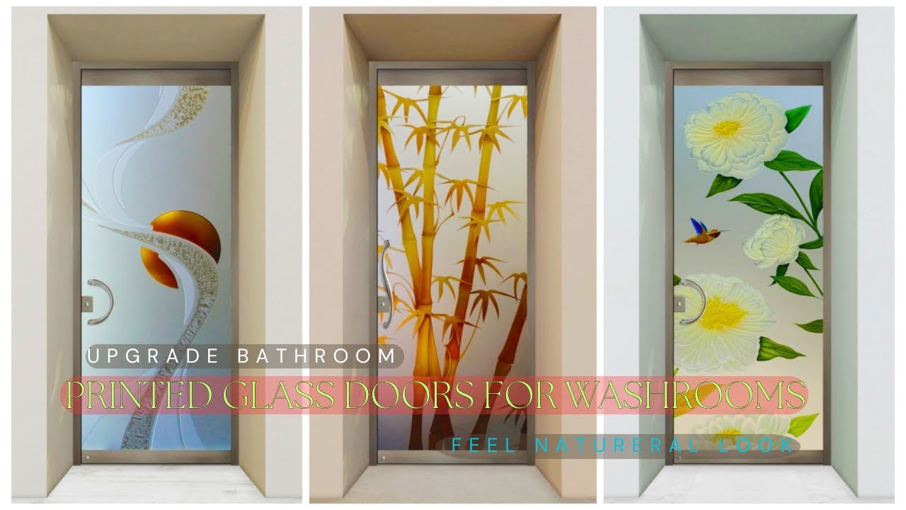 Upgrade Your Washroom with These Stunning Printed Glass Door Designs ...