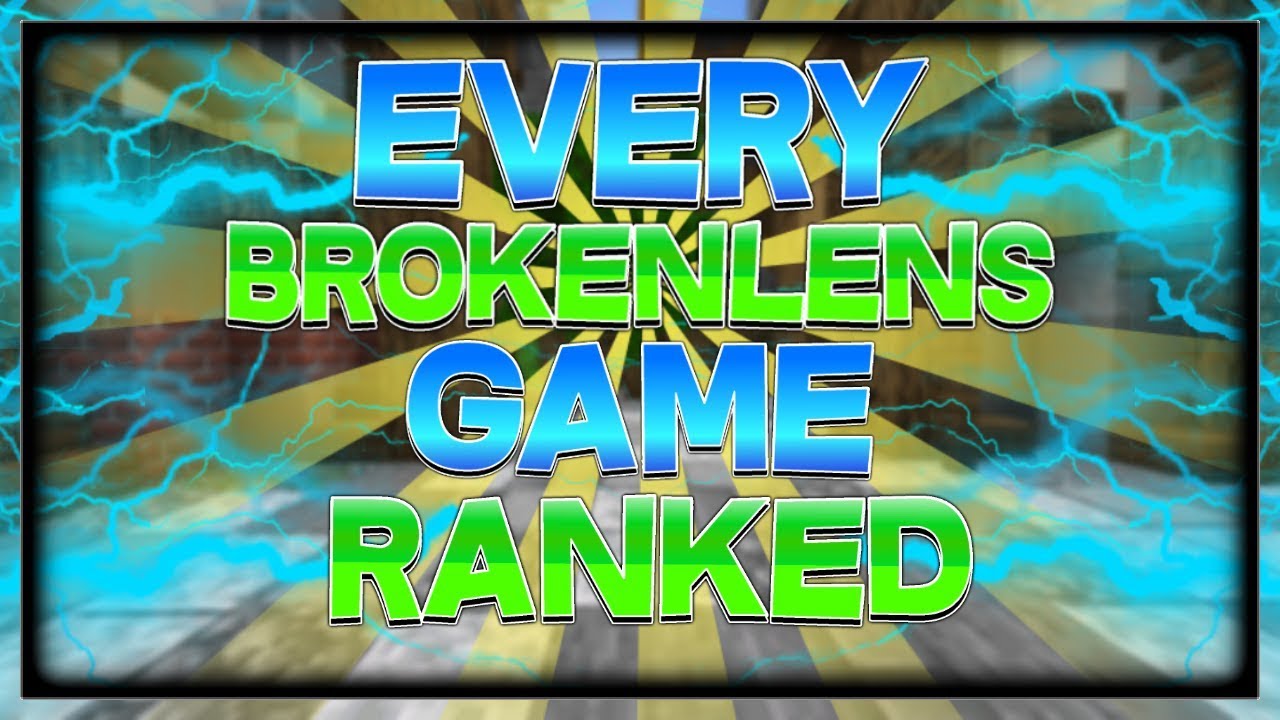Every BROKENLENS GAME RANKED!! *20 Games* (Java and Bedrock) - YouTube