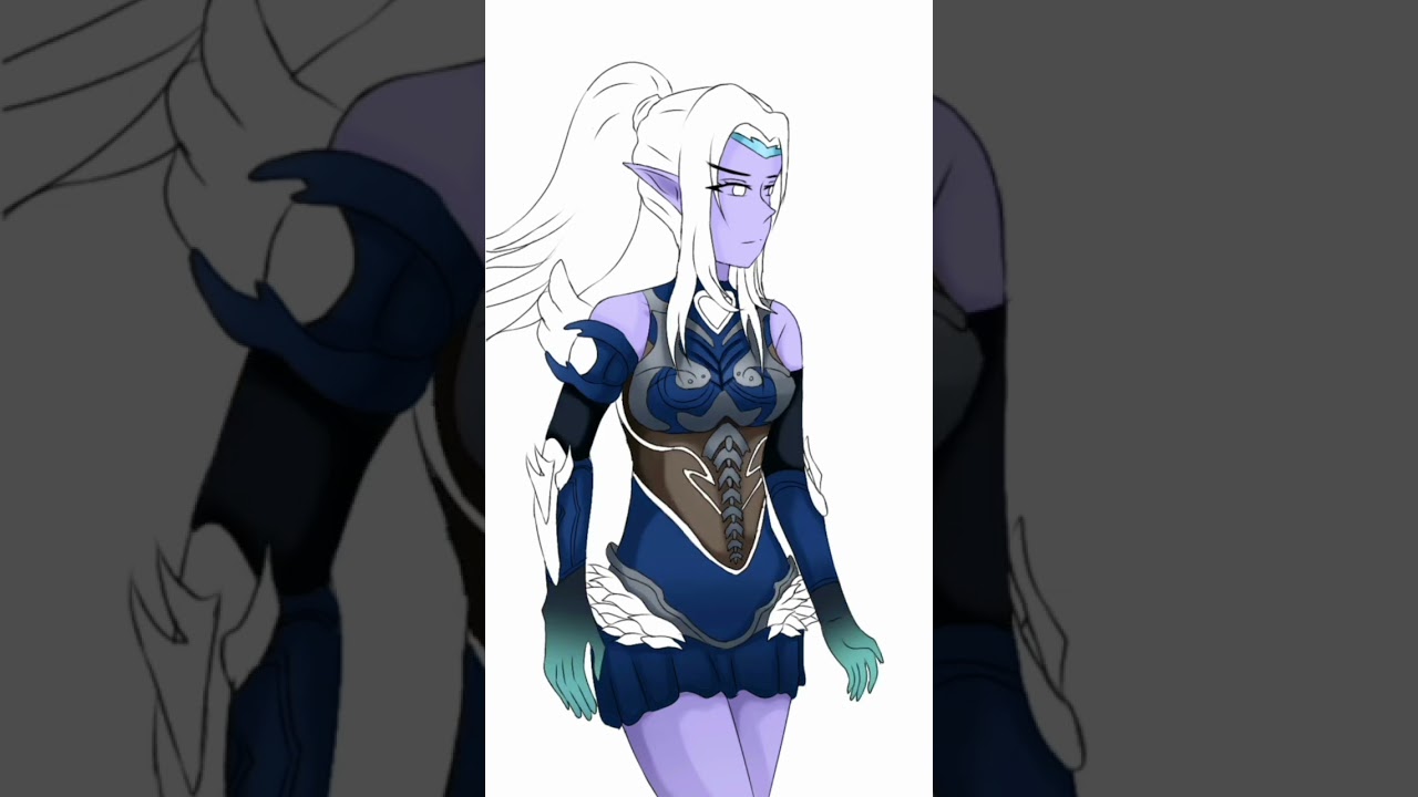 Drawing/Menggambar Irithel Skin starlight Nightarrow, Mobile legends ...