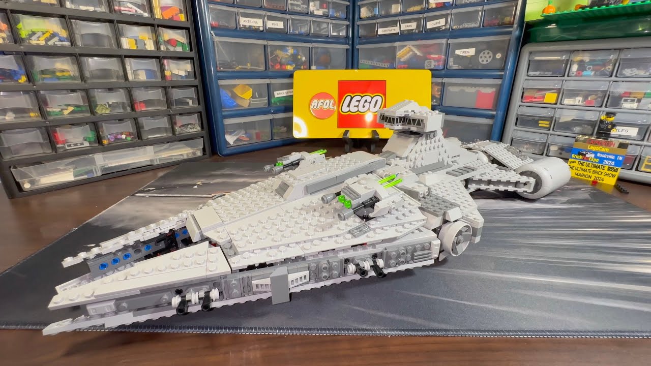 75315 Imperial Light Cruiser | Lego Star Wars (Real-Time Build) - YouTube