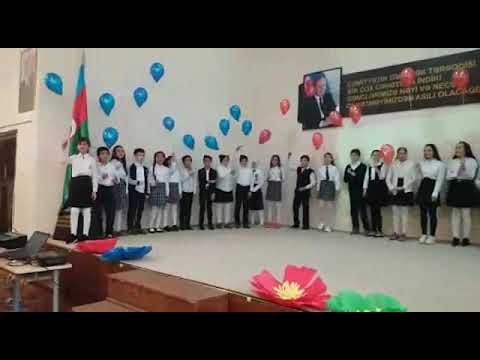 236-saylı mektebin bayraq tedbiri