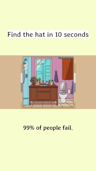 Find the hat in 10 seconds - YouTube