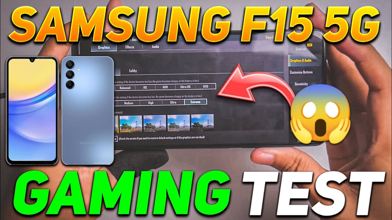 SAMSUNG F15 5G PUBG/BGMI TEST | DM 6100+ PROCESSOR 🥵 - YouTube