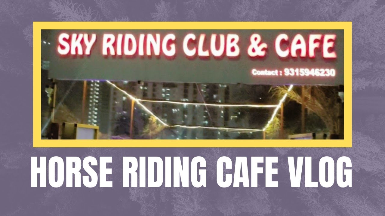 Sunday Vlog | Horse Riding Cafe Noida | Looks Salon Noida #hairstyle # ...
