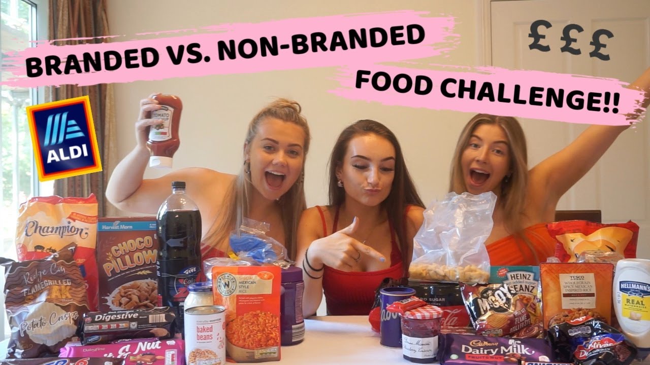 BRANDED VS. NON-BRANDED FOOD TASTE TEST CHALLENGE!! Are you WASTING ...