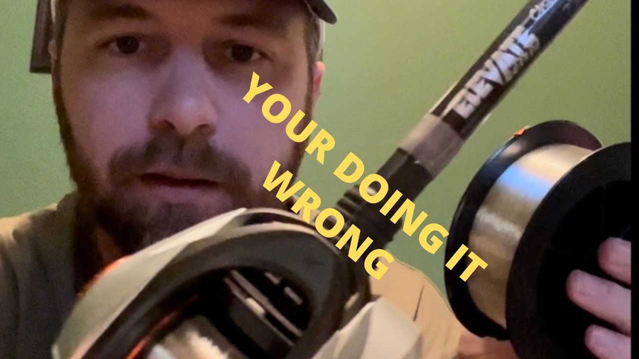 How To Spool A New Reel!! Are You Doing It Wrong??? - YouTube