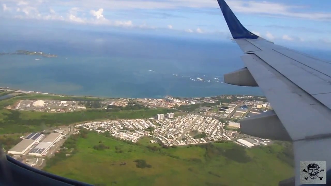 Jetblue Landing San Juan Puerto Rico SJU - YouTube