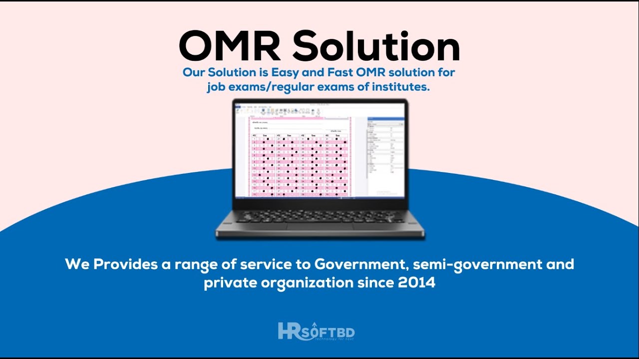 OMR Solution, Fast and Simple OMR solution in Bangladesh - YouTube