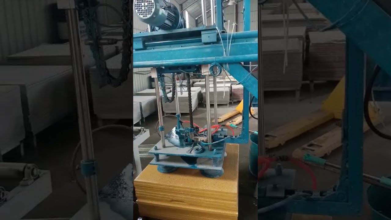 TERRAZZO TILE POLISHING MACHINE|AUTO LINE TILE POLISHING MACHINE - YouTube