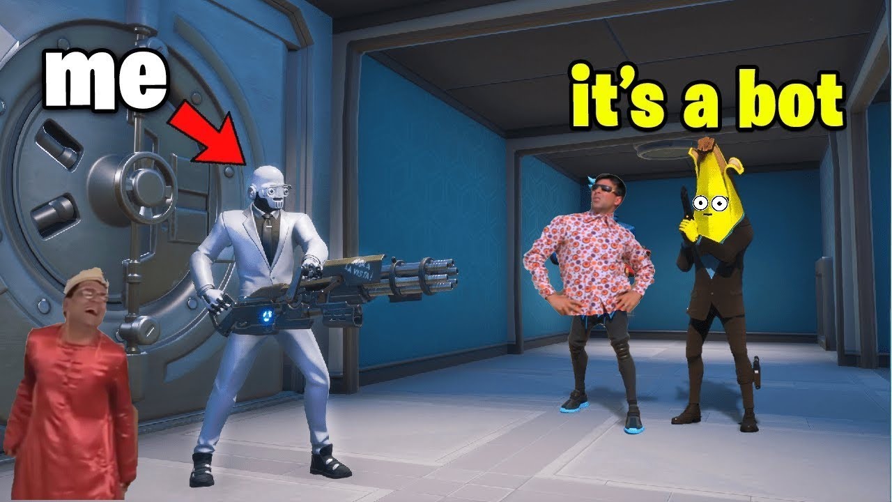 Pretending to be The Vault Guard😂 || Fake vault guard || Funny Fortnite ...