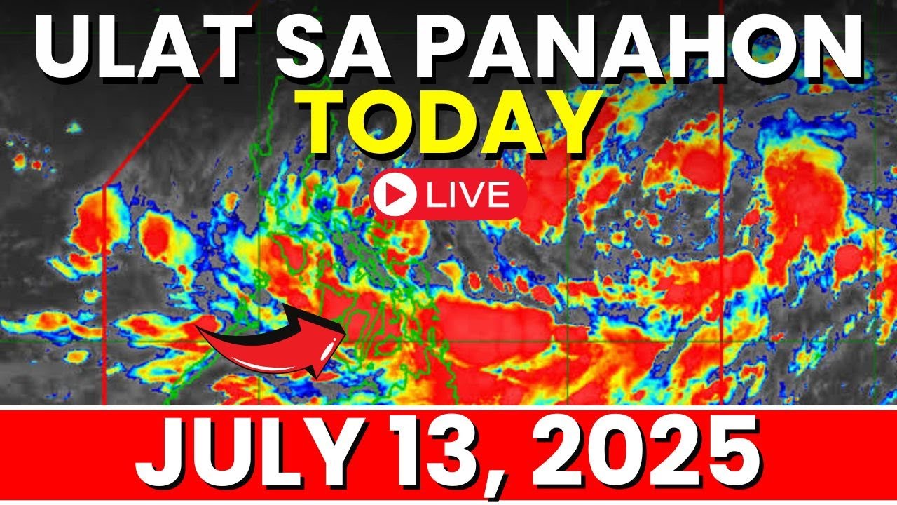 Ulat sa Panahon Today July 13, 2025 | Pagasa Weather Update Today - YouTube