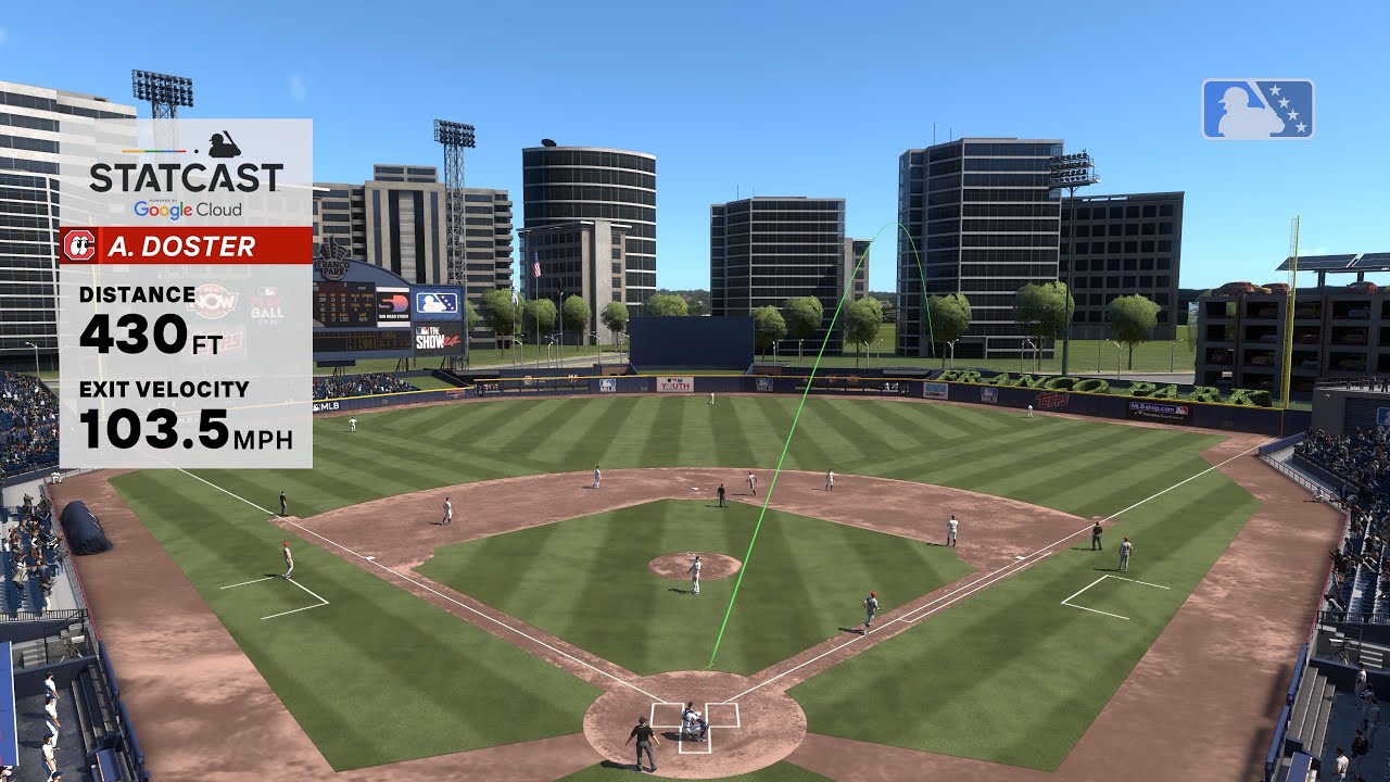MLB The Show 24 STATCAST No Doubt Home Run - YouTube
