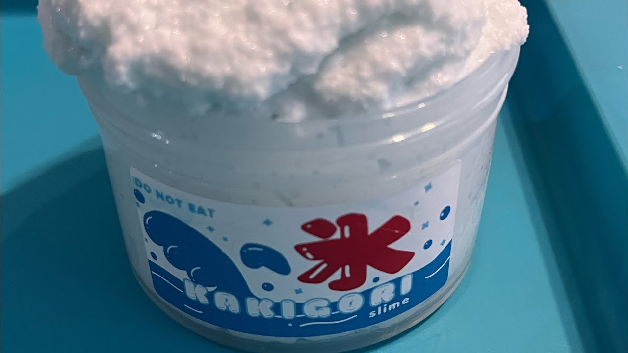 Slime Therapy for RA: review of Momo Slimes “Kakigōri Slime” - YouTube