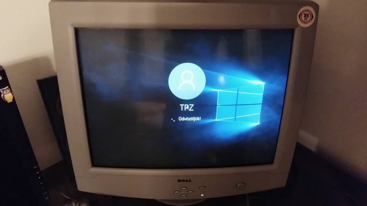 Windows 10 on a 2.66 Pentium D, 1gb ram - YouTube