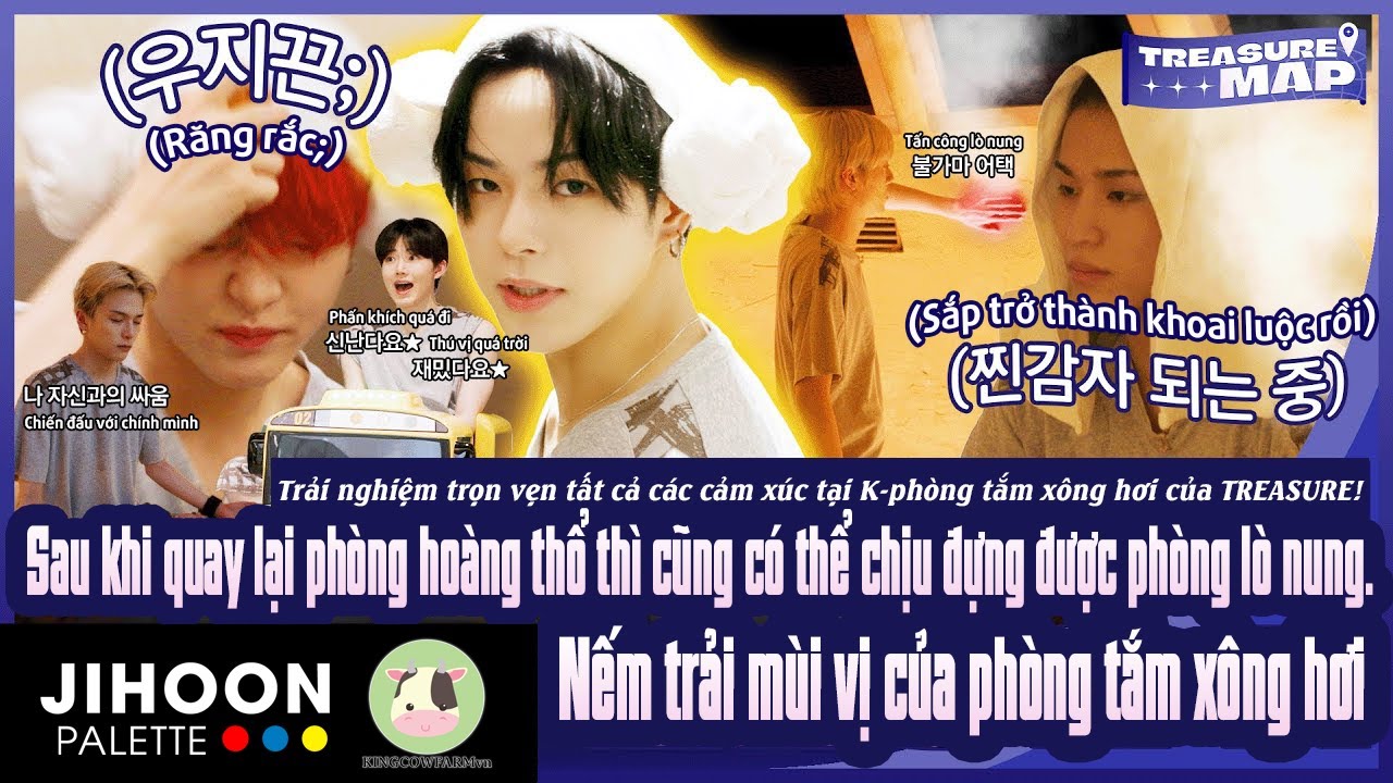VIETSUB | TREASURE MAP EP.70 | ♨️TREASURE nếm trải mùi vị của phòng tắm xông hơi - YouTube