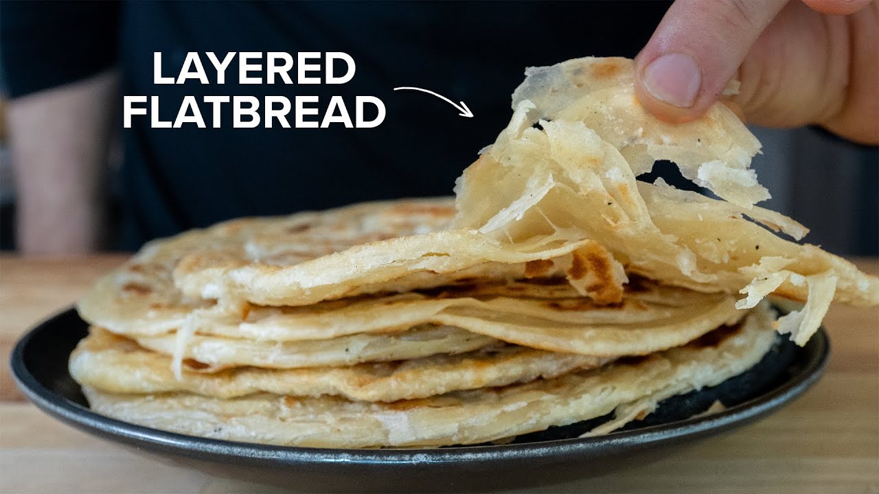 Paratha, the flaky flatbread everyone should know how to make. - YouTube