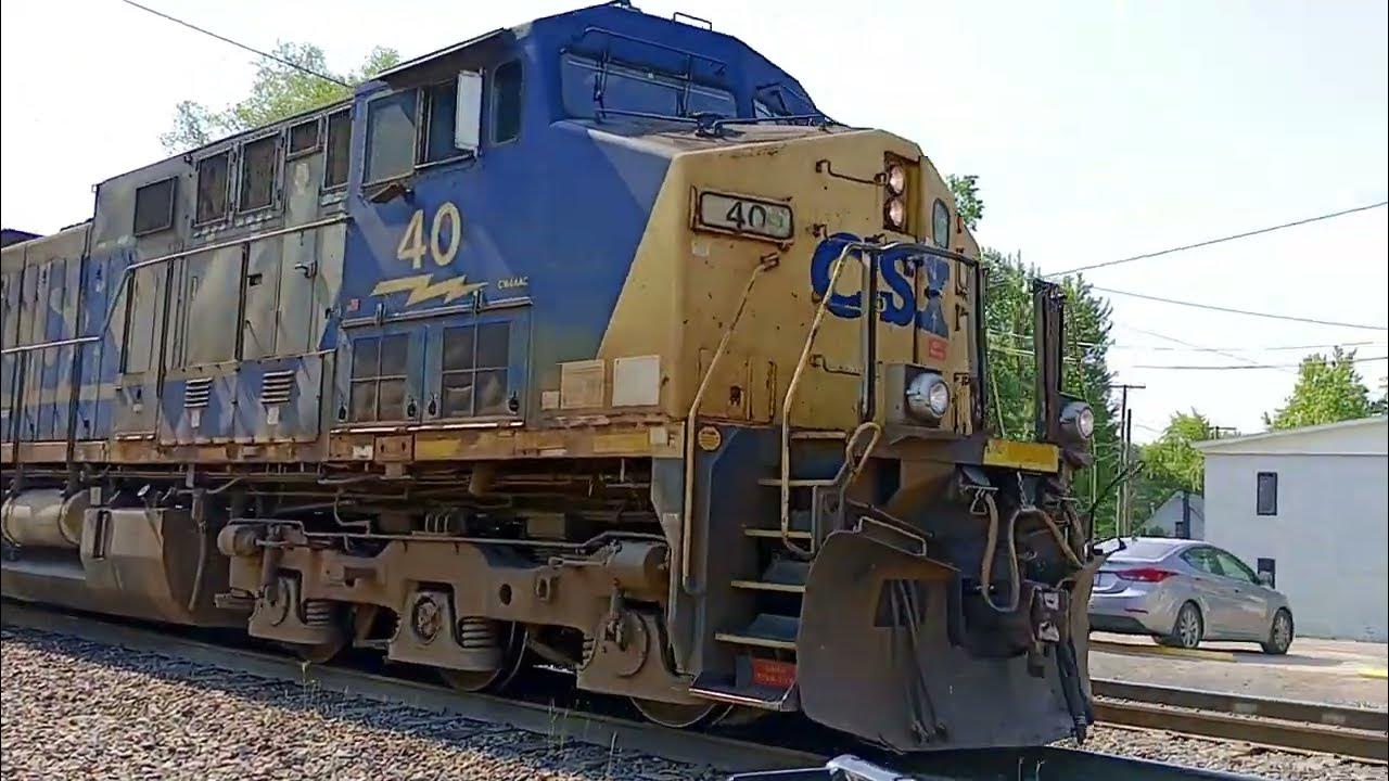 PHONE VIEW #6/3/23 Of A CSX #B522 SB/WB/SB Train Bulk Commodities Of Mixedfreight Leading With ...