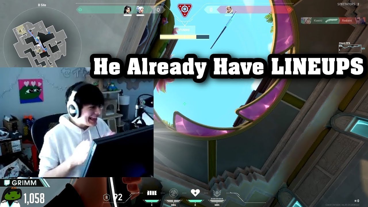 Grim reacts to Average Jonas already have LINEUPS on the "LOTUS" map ...