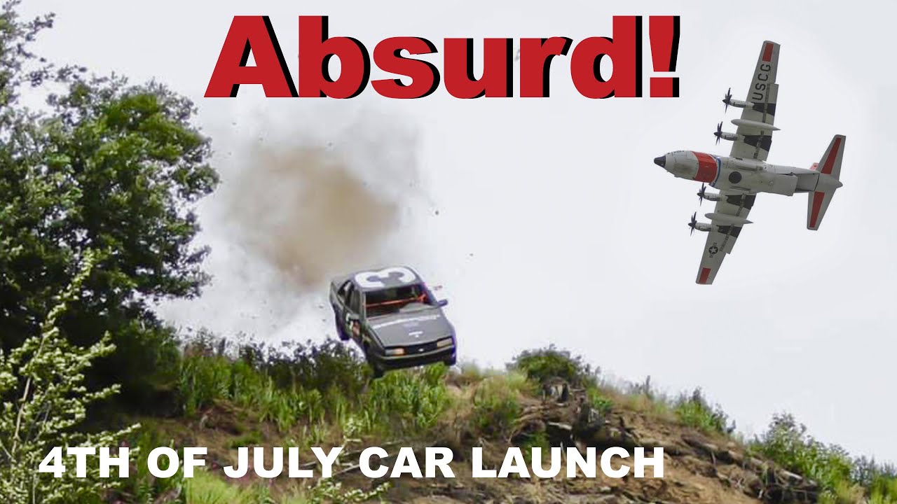 4TH OF JULY CAR LAUNCH IN GLACIER VIEW ALASKA 2024 (DO IT FOR DALE ...