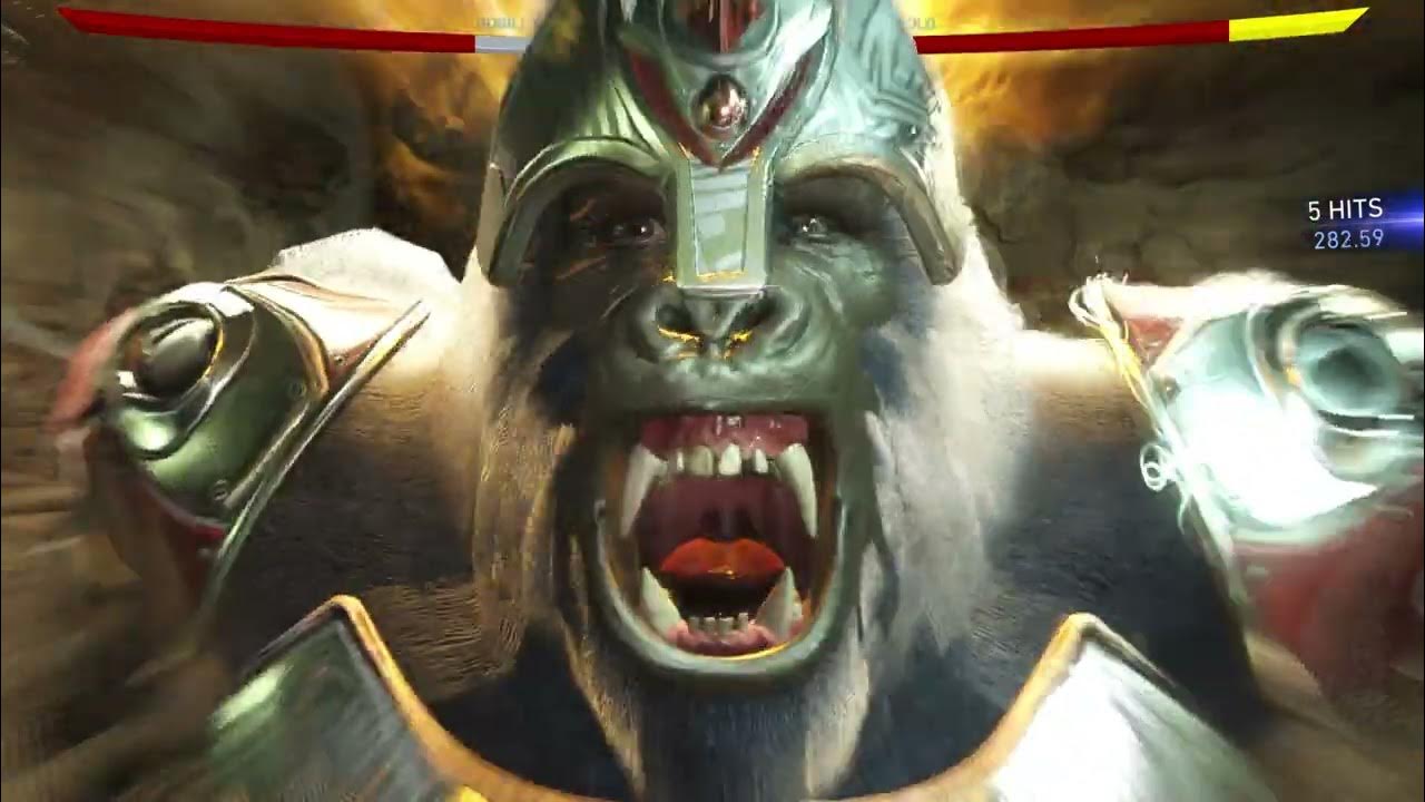 Injustice 2 - Gorilla Grodd Vs. Captain Cold (VERY HARD) - YouTube