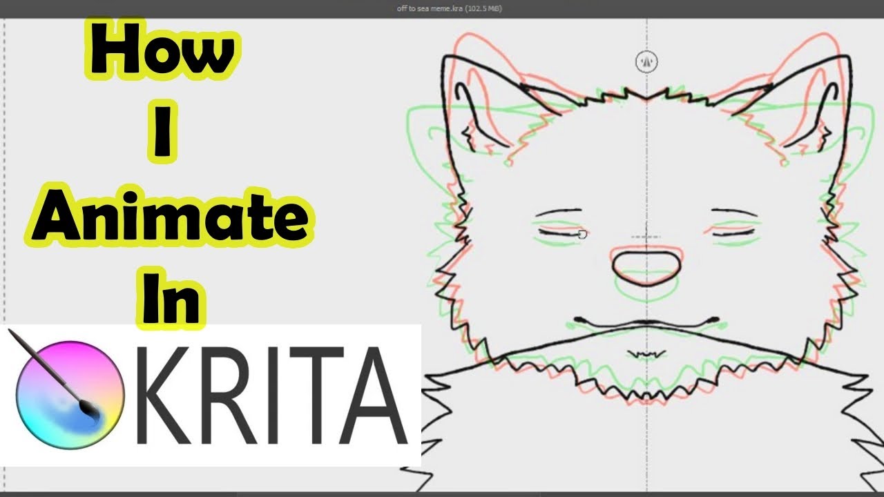 How I Animate and Color in Krita (2019) - YouTube