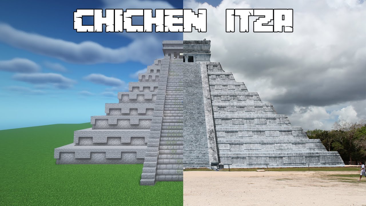 Making Chichen Itza in minecraft | 7 Wonders of World Series - YouTube