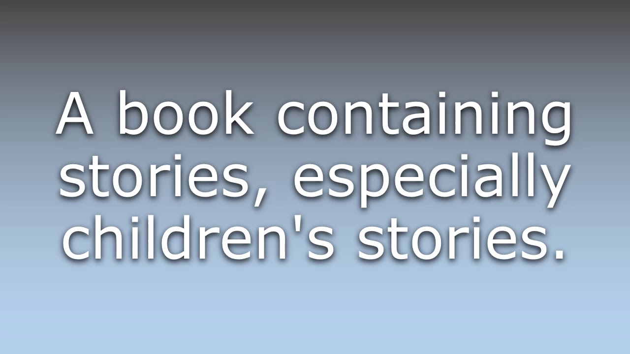 What does Storybook mean? - YouTube
