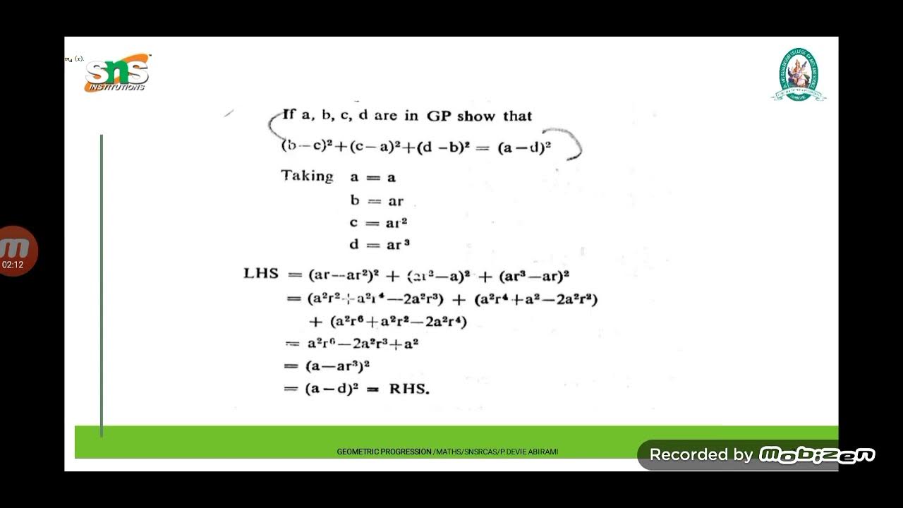 DEVIE ABIRAMI | MATHEMATICS AND STATISTICAL COMPUTATION | SNS INSTITUTIONS - YouTube