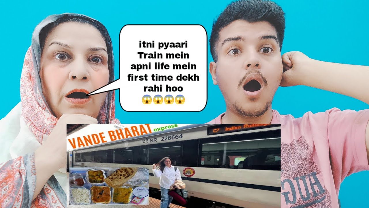 Inside Vanda Bharat Express Train Executive Class and Train Food React by Pakistani hungama ...