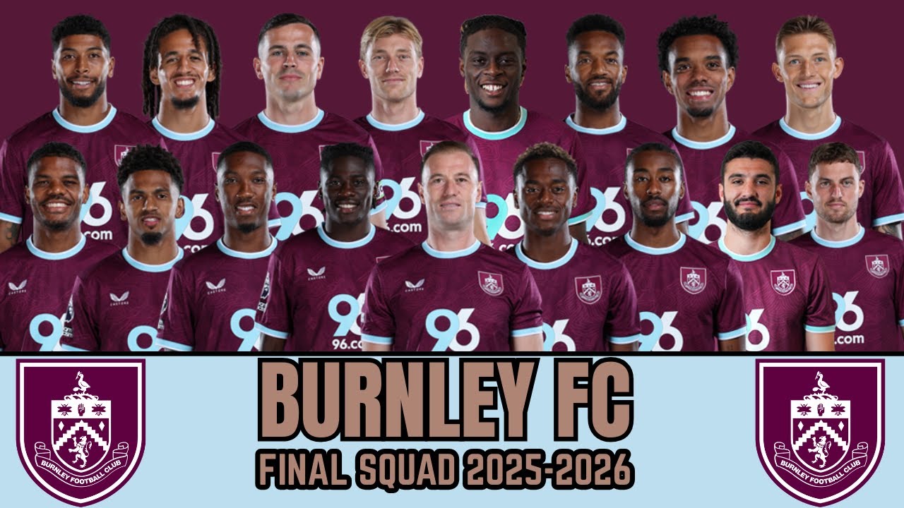 BURNLEY FC Final Squad Comparison 2025-26 | Players, Countries ...