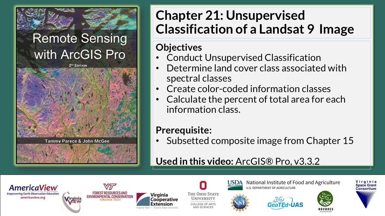 Chapter 21 Unsupervised Classification of a Landsat 9 Image - YouTube