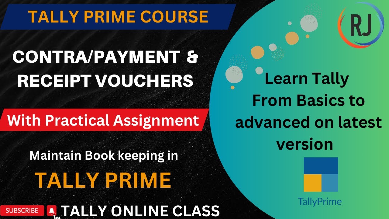 How to do Voucher entries in Tally Prime||Book keeping in Tally Prime ...