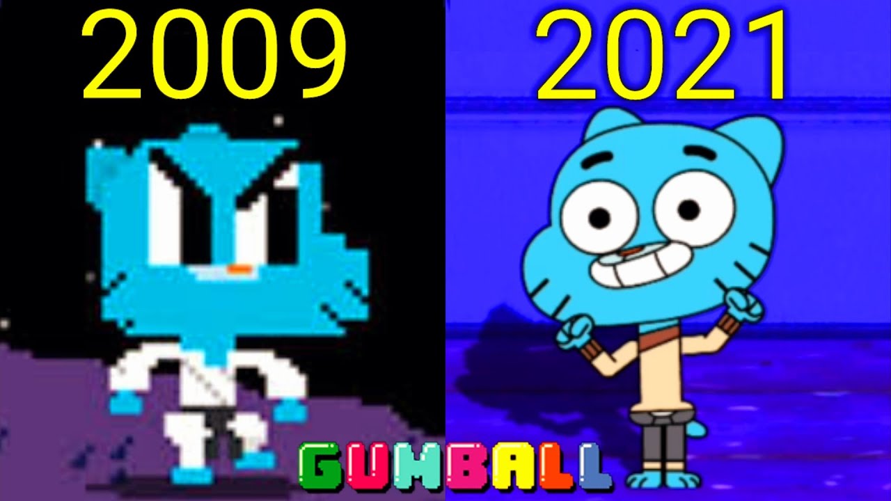 Evolution of Gumball Games 2009-2021 - YouTube