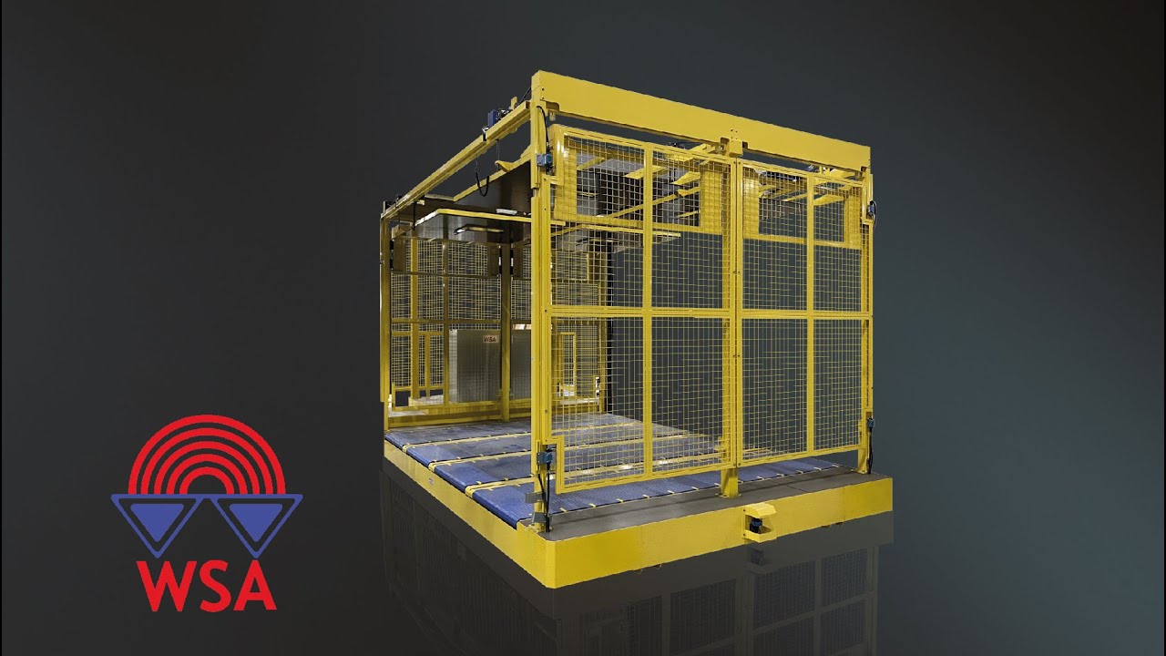 Транспортная система WIP AREA под управлением COFAS - YouTube