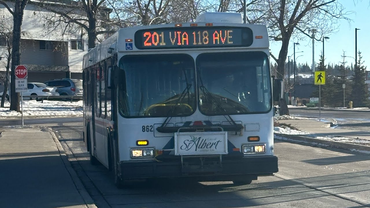 [RETIRED] St. Albert Transit [StAT] 2005 D40lf - #862 - YouTube