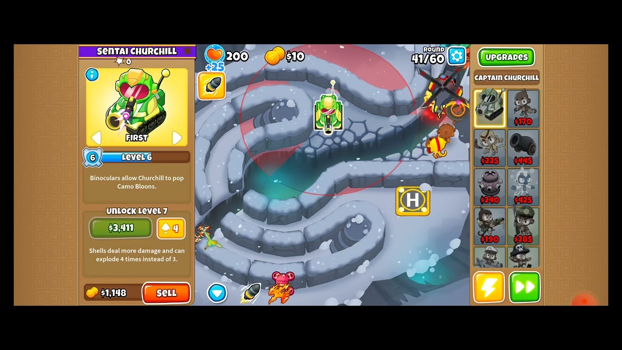 BTD6 EASY: How to WIN DARK PATH Deflation with Captain Churchill, 10-18 ...