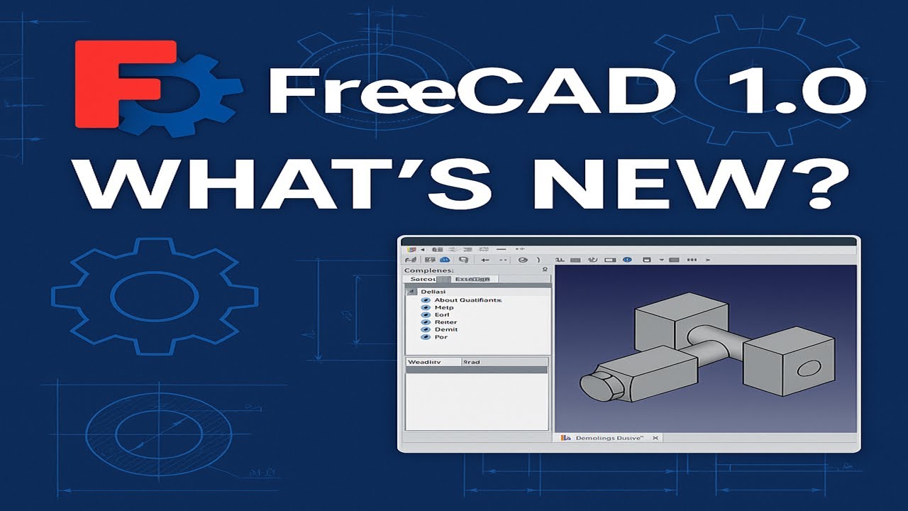 FreeCAD 1.0 – What's New? A Comprehensive Overview - YouTube