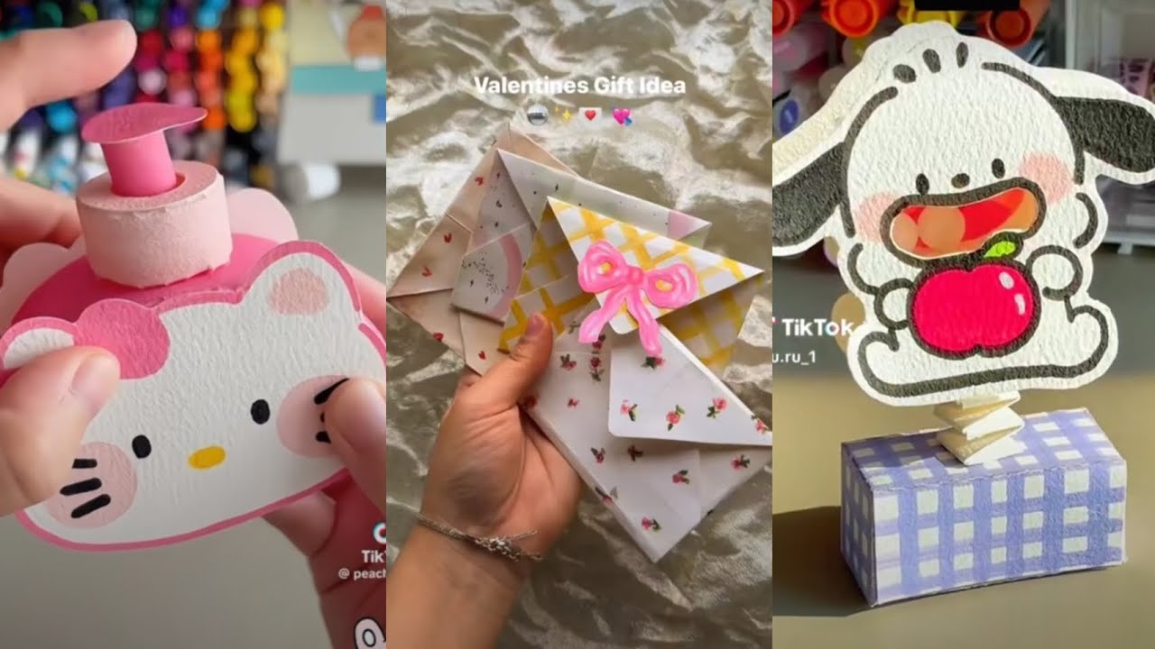 ASMR Cute🎀 and Fantastic | DIY | Crafts and Arts 🎨 |Blind bags, Paper ...