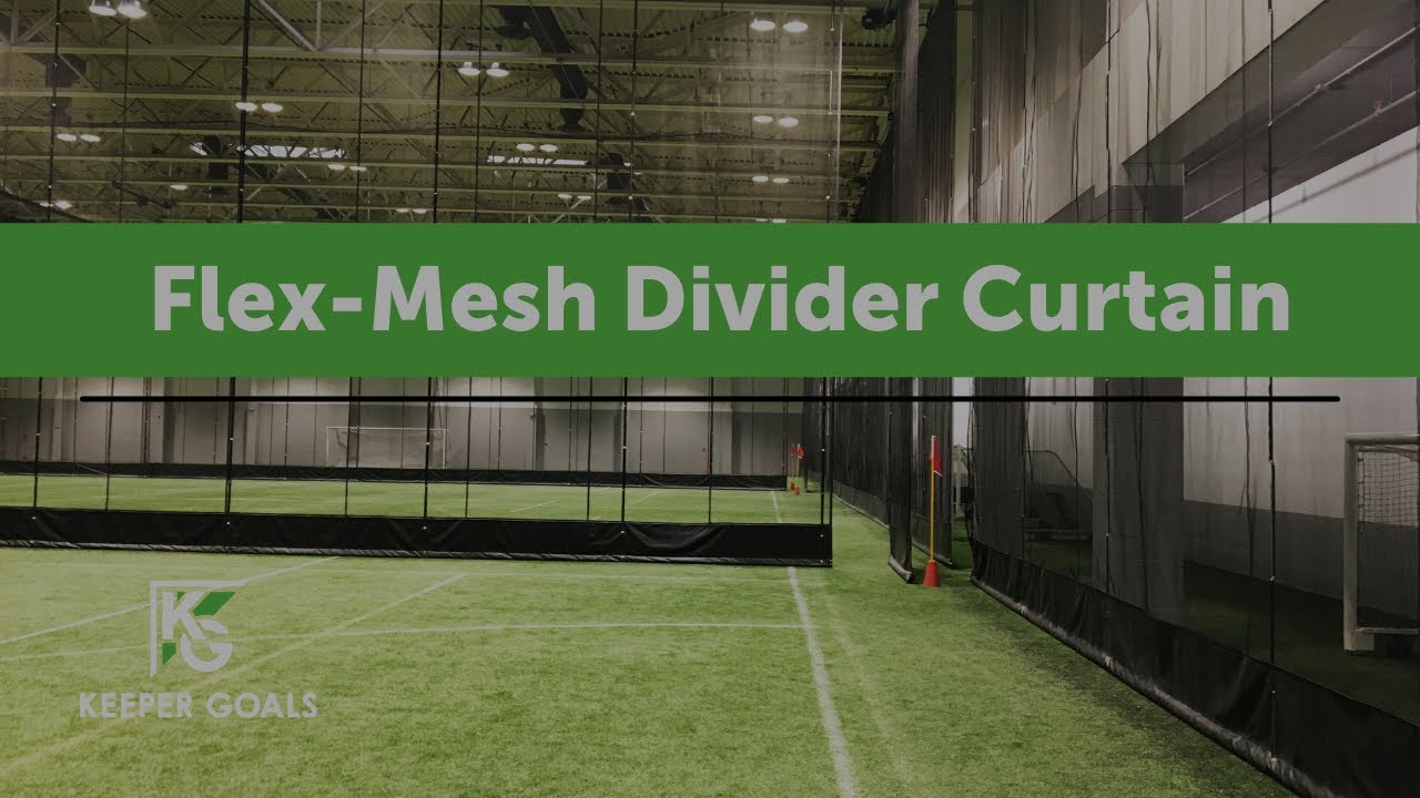 Keeper Goals -Flex-Mesh Divider Curtain 1 - YouTube