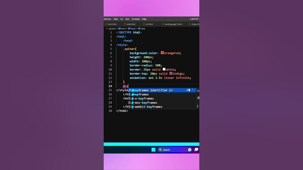 Css Animation Effects Tutorial Html Css Youtube