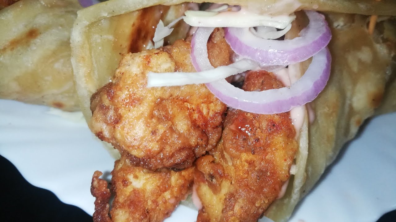 Zingratha _zinger pratha roll_how to cook chiken pratha roll easy to ...