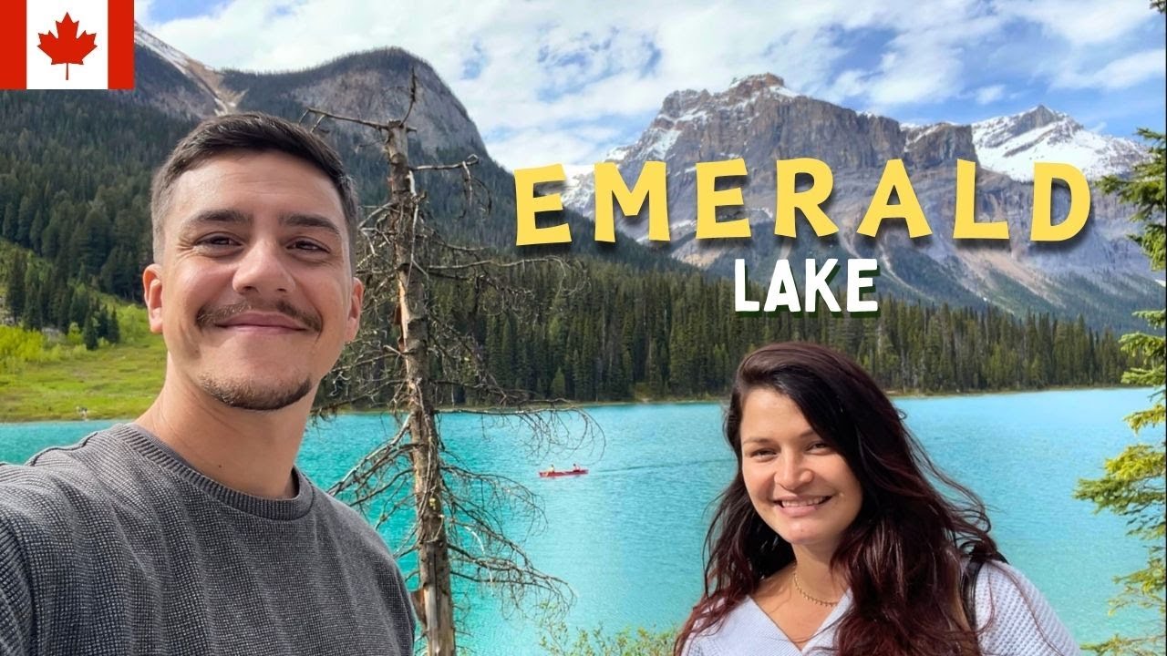 HER FIRST IMPRESSIONS OF CANADA 🇨🇦(Road Trip To Banff) | Emerald Lake, British Columbia - YouTube
