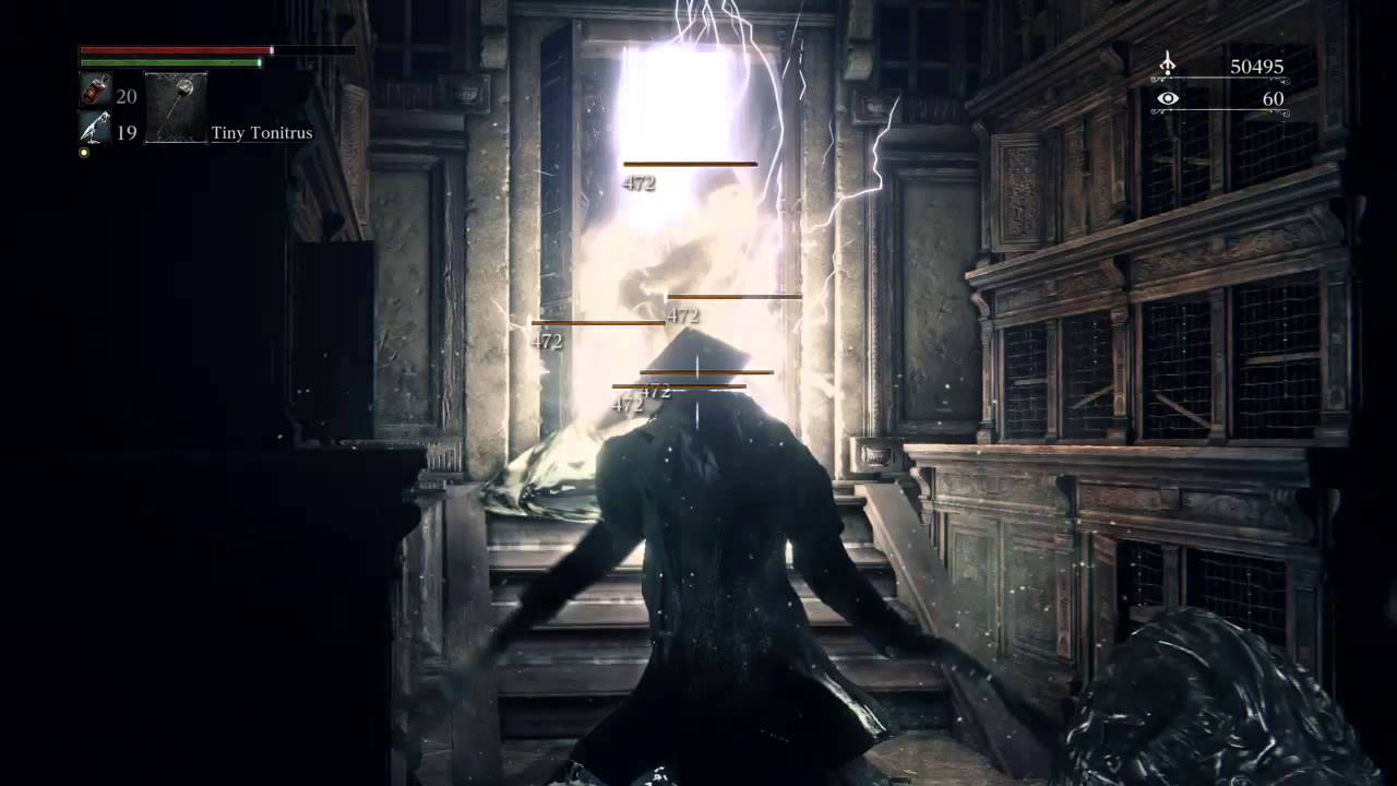 Bloodborne lecture hall blood echo farming - YouTube