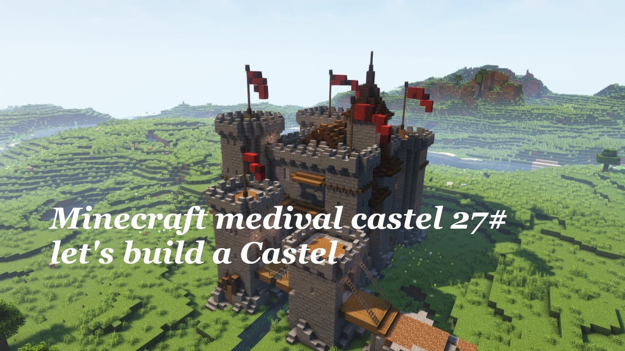 Minecraft castel let's build 27 - YouTube