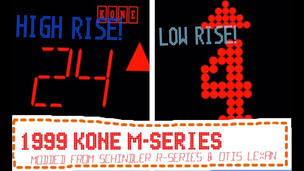 [Animated] Low And High Rise! | 8 × 1999 KONE M-Series @ Eva Bryght ...