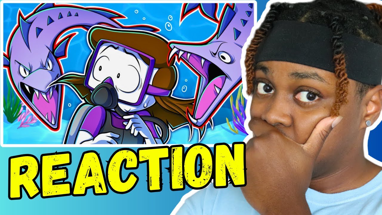 "SWIM REBECCA!!" Reacting to My Scary Barracuda Story | Let Me Explain ...