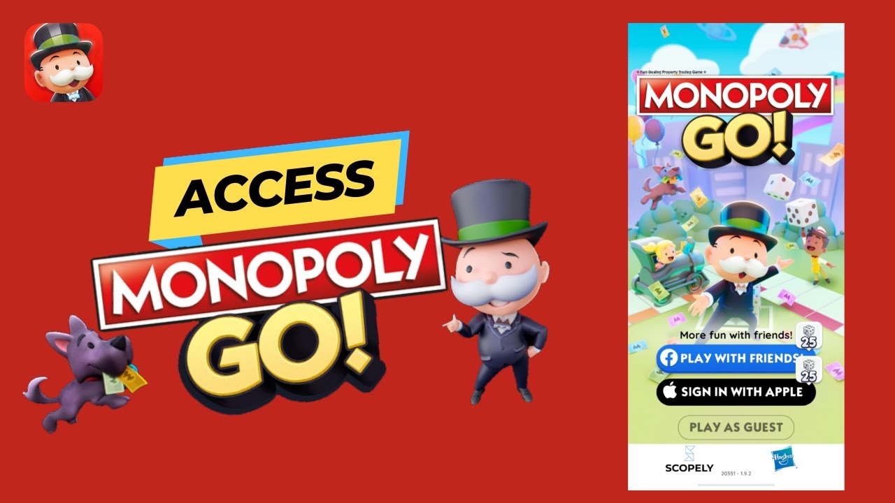 How to Log in Monopoly Go - YouTube
