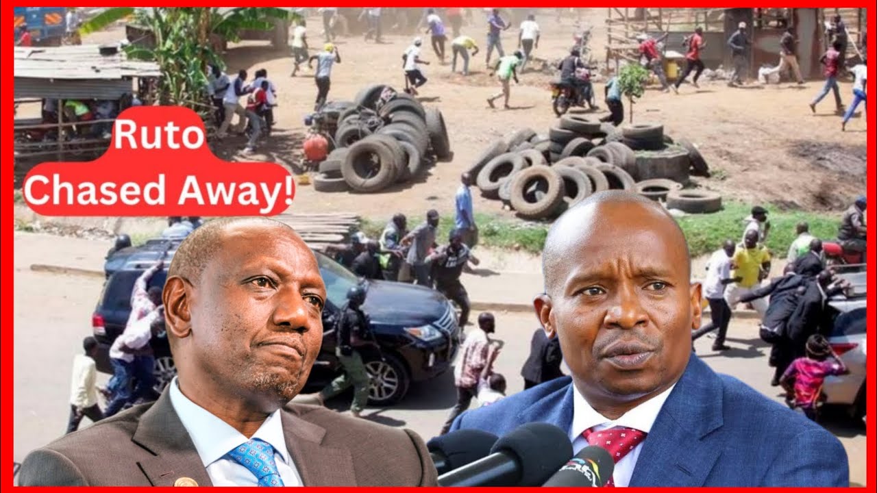 Uongo! Uongo! Ruto heckled and chased in church today by angry Kenyans ...