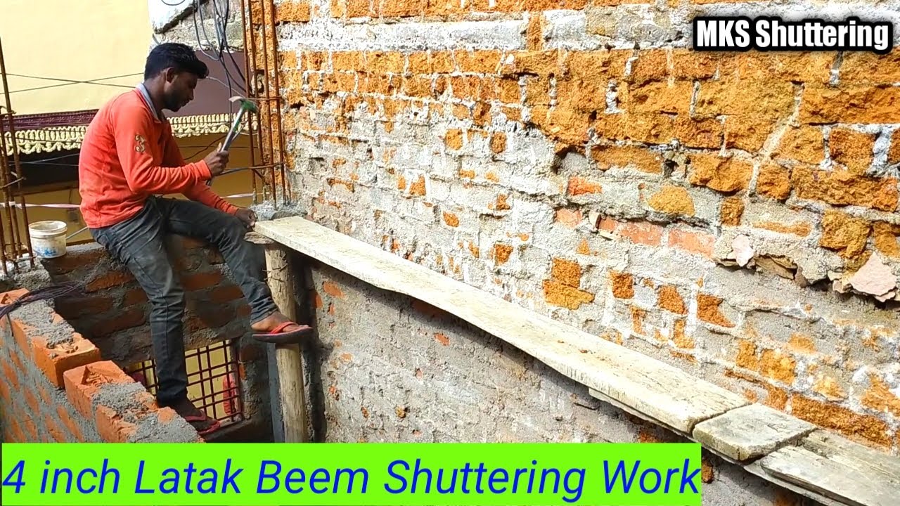 20×15 4 inch Latak Beam Shuttering Work | Beem Centering | Centering ...