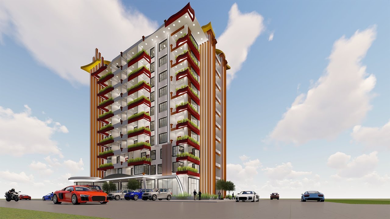 Lumion 9 Rendering Condo render - YouTube